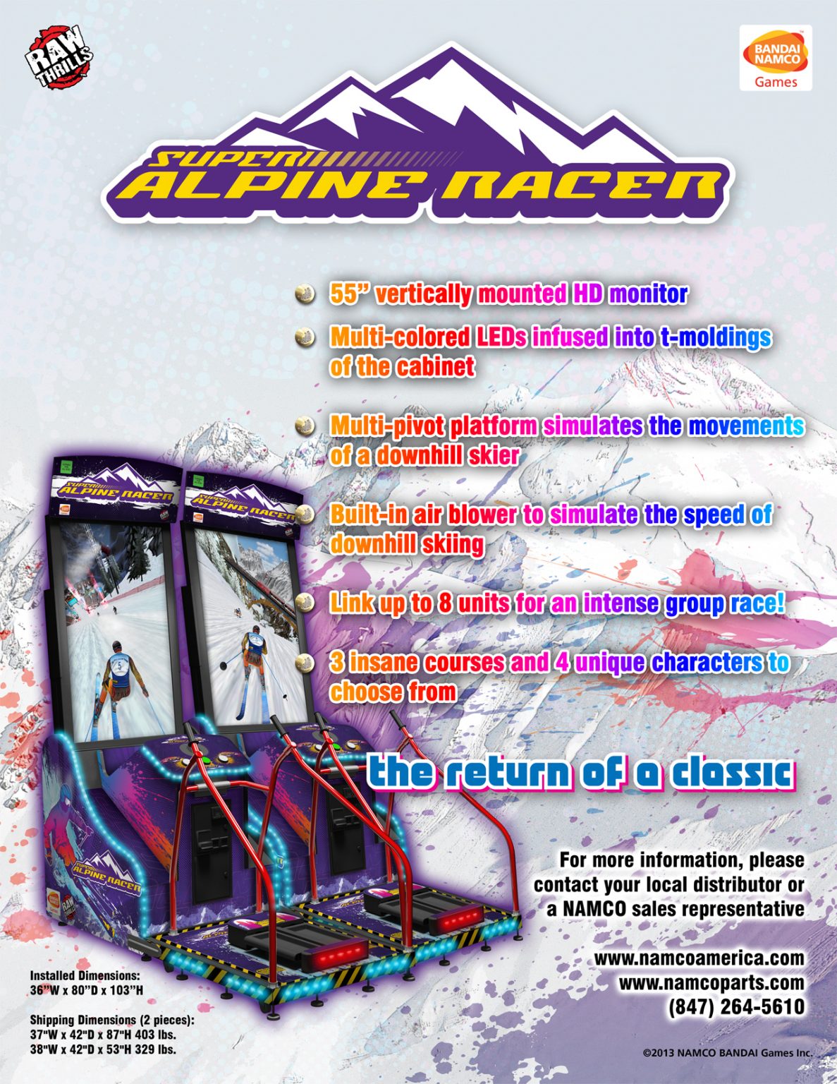 Super Alpine Racer, toutes les salles d'arcade où y jouer en France ...
